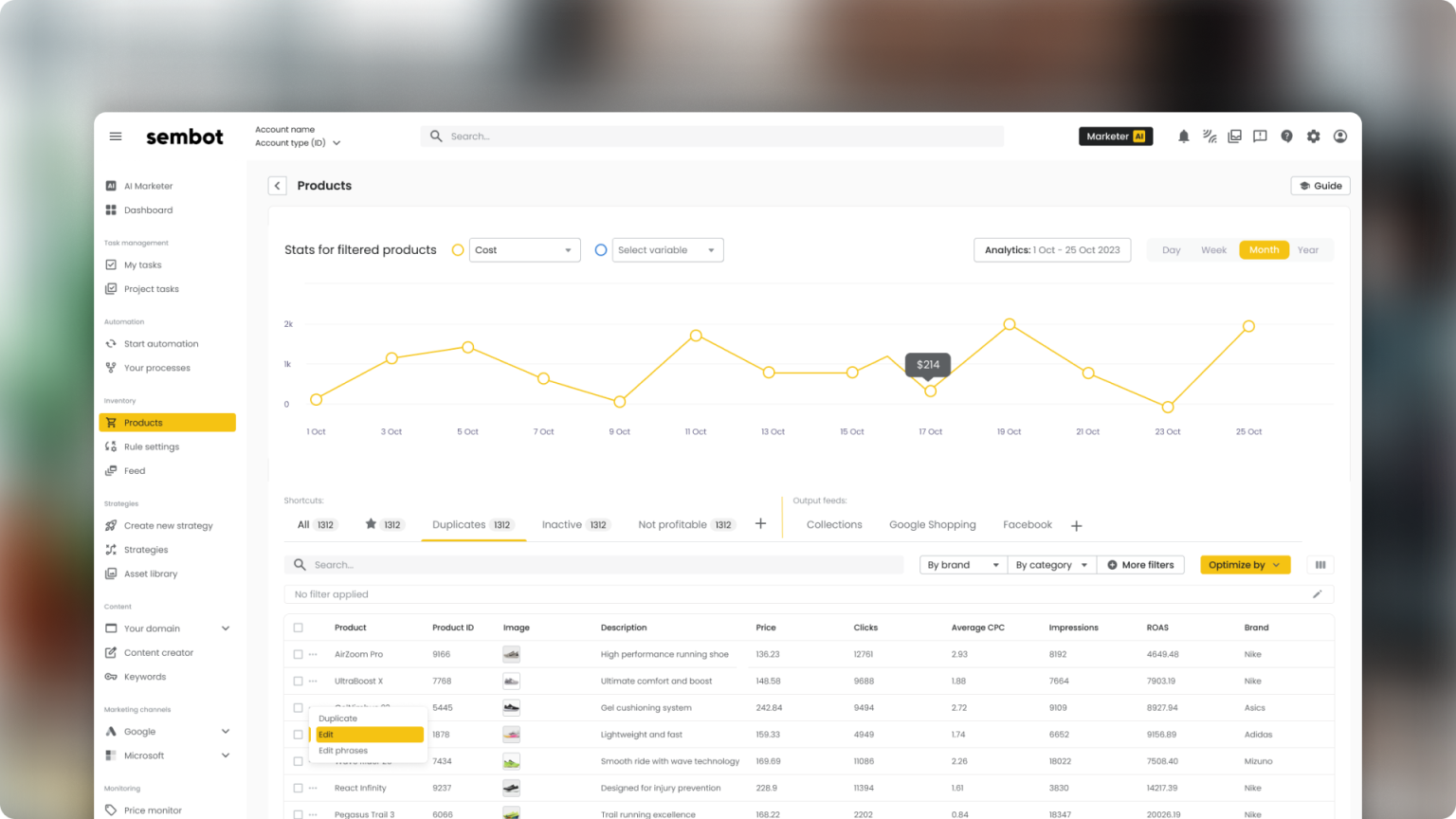 Sembot - Technological advantage in performance marketing